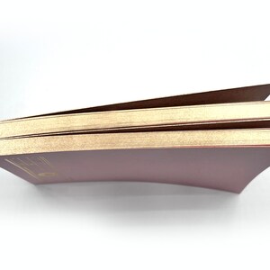 Pink Notepad With Telegram Motif Gold Edges 70 Sheets Each One Gold ...