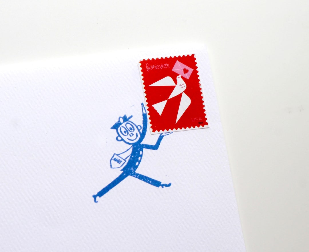 Mr Zip Carrying a Stamp Combine Him With a Stamp or Draw Doodles Around ...