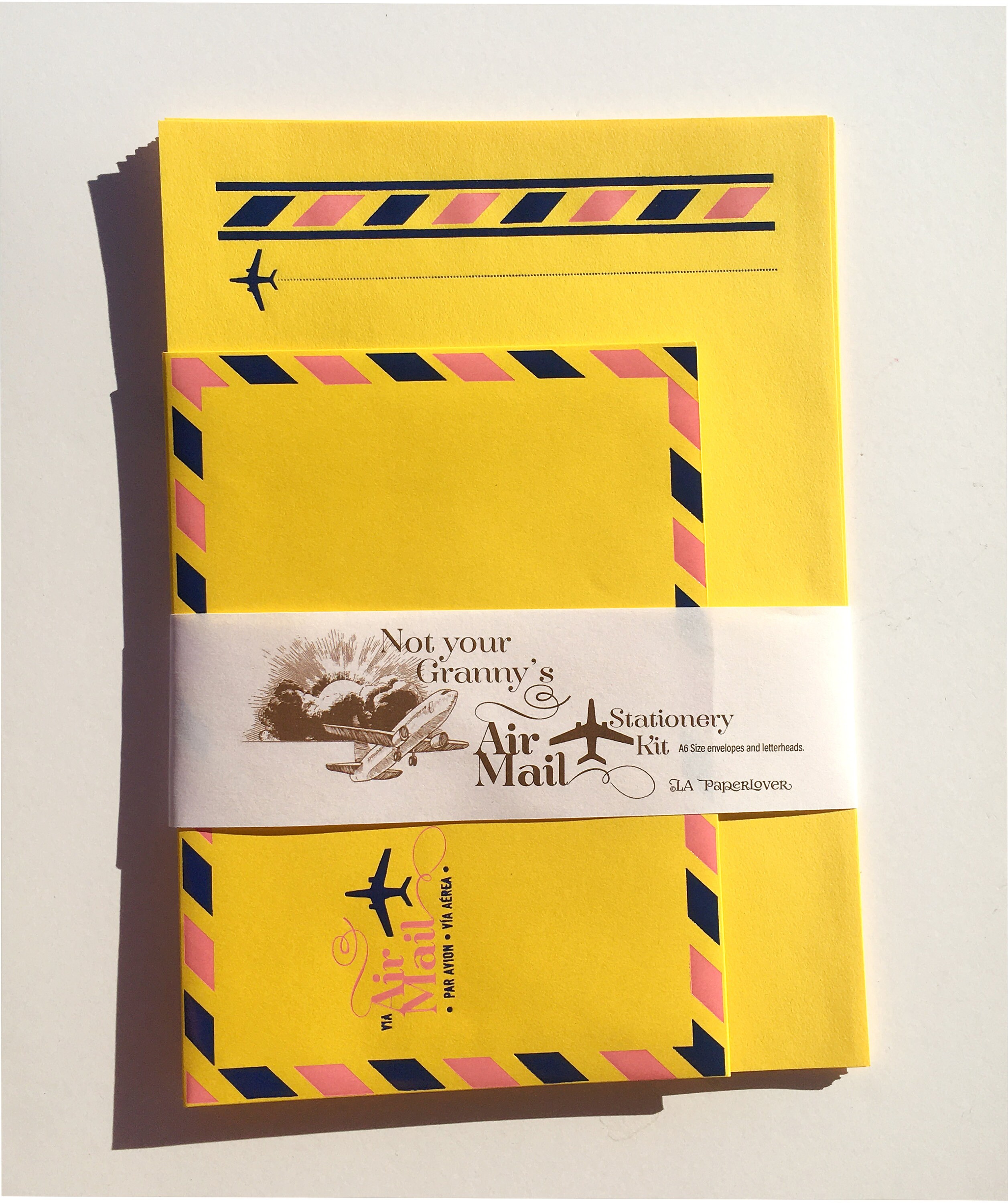 Air Mail Envelopes Letterheads Stationery Kit for Mail Lovers, Letter ...