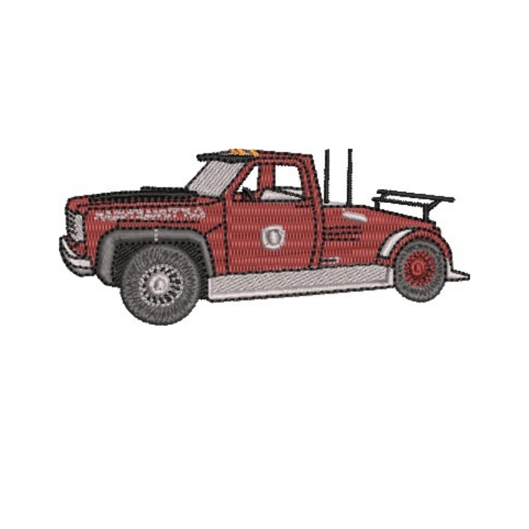 Vintage Tow Truck Embroidery Design: Car Wrecker, Garage Wall Art ...