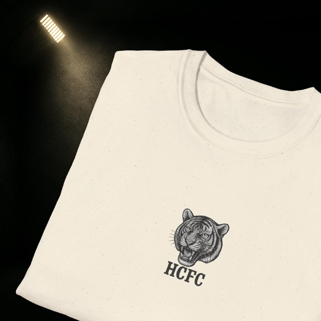 Retro Hull City Shirt - Hand-drawn HCFC Tiger Logo - Vintage Football ...