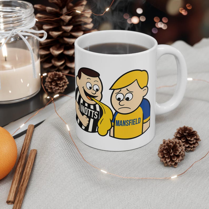 Notts County Fans Mug - Funny Mansfield Rivalry Gift, Football Banter ...