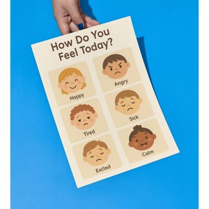 Kids Health and Feelings Printable Kit – Body Map, Emotion Chart ...