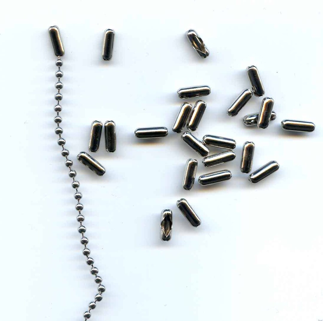 Silver Ball Chain Clasps for 1.8 - 2.4 Ball Chain - Etsy