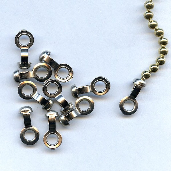 Sterling Silver Chain and Connectors - Etsy