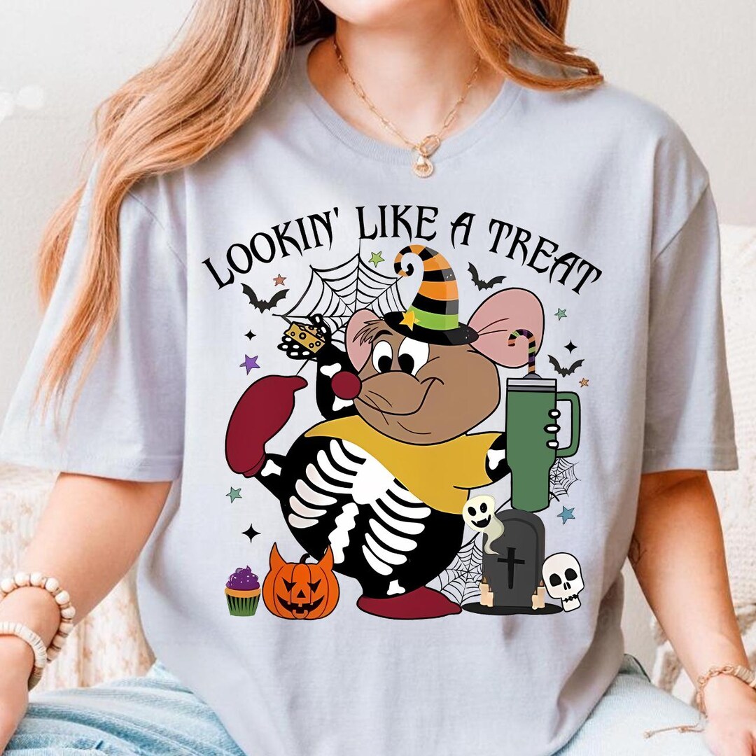Gus Gus Treat Skeleton PNG, Disney Princess Cinderella Halloween ...
