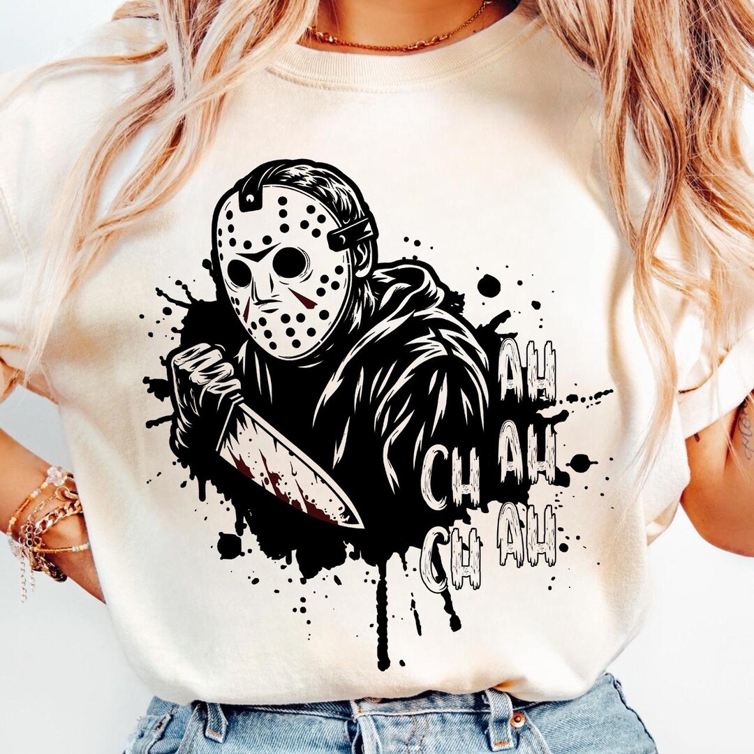 Jason Voorhees Halloween PNG, Bloody Knife Horror Movie Design, Friday the 13th Sublimation ...