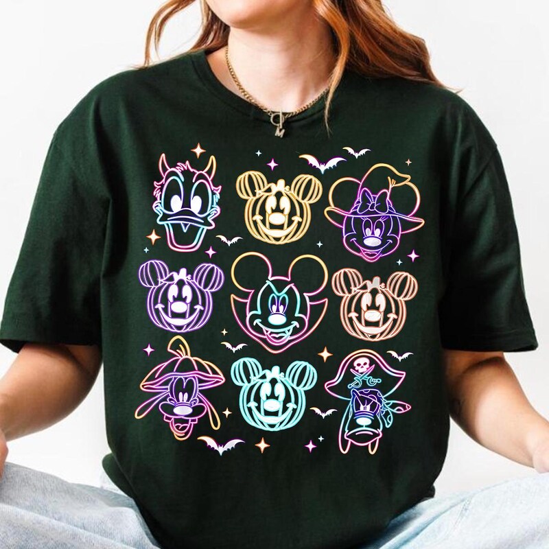 Spooky Characters Mickey - Etsy UK