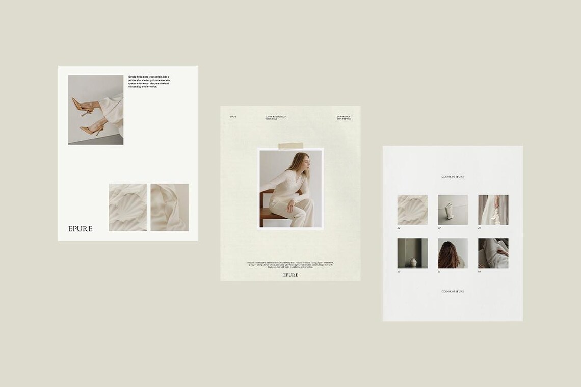 Minimalist Social Media Kit: 20 Editable Instagram Templates for Canva ...