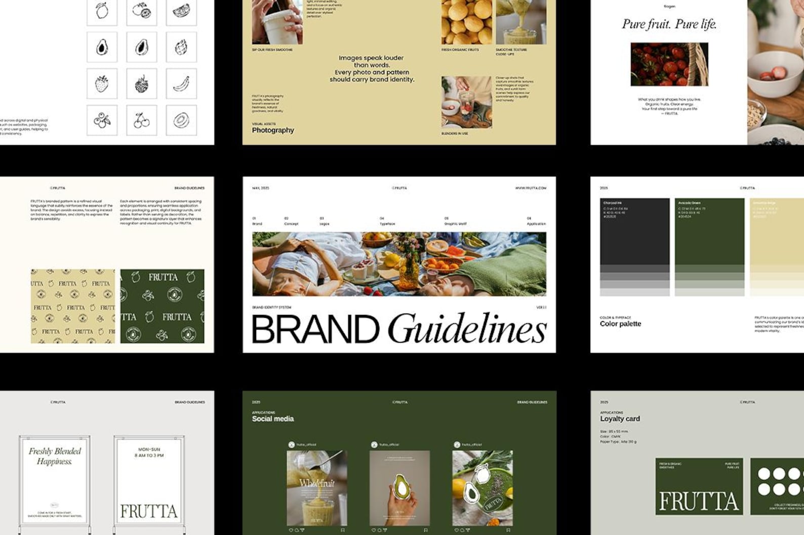 Wellness Brand Guidelines Template: Editable Canva Brand Style Guide - Etsy