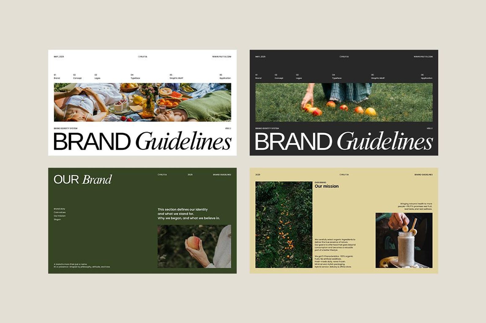 Wellness Brand Guidelines Template: Editable Canva Brand Style Guide - Etsy