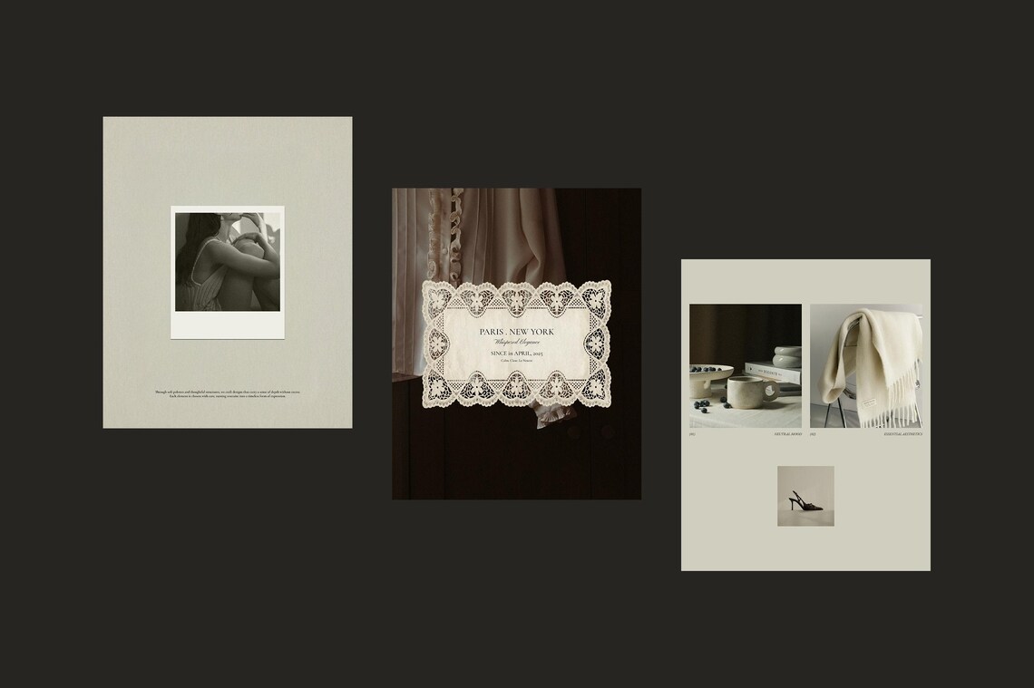 Timeless Elegant Social Media Kit: 20 Editable Quiet Luxury Instagram ...