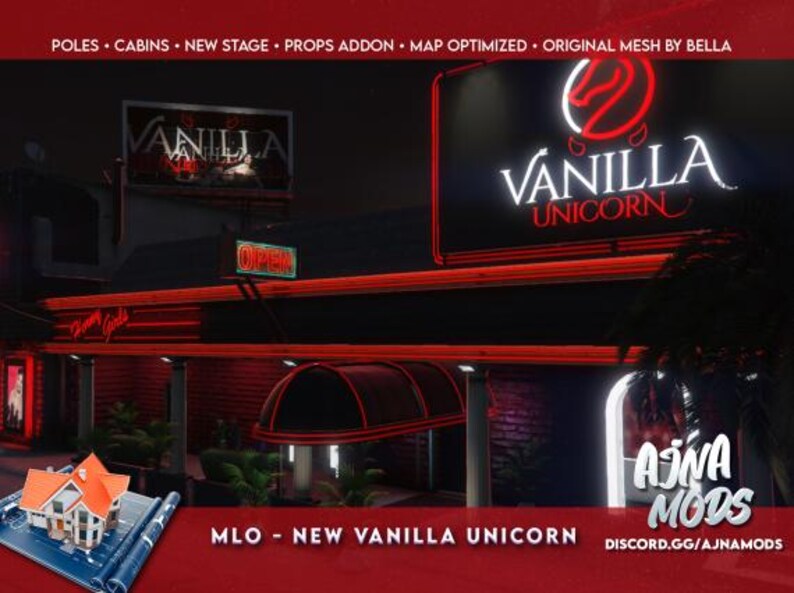 Novos mapas Vanilla Unicorn + Motel Ajna Mods | Mapa para FiveM | Raro ...
