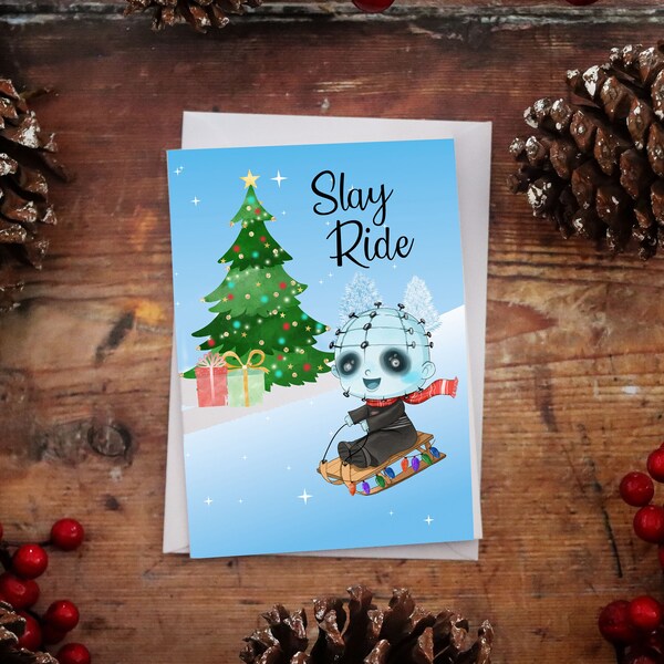 Horror Printable Birthday Card - Etsy