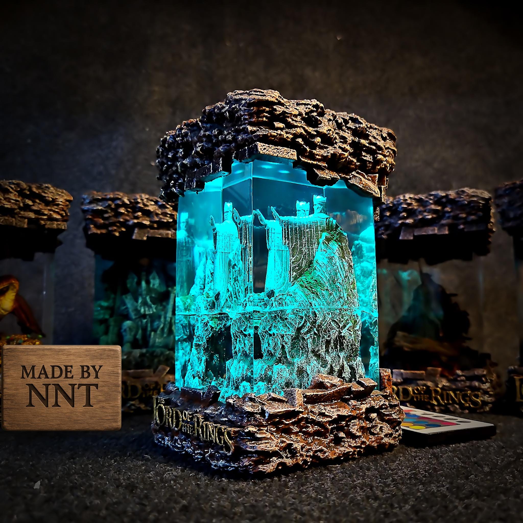 Lord of the Rings Argonath Light – Handmade Epoxy Resin Diorama Lamp ...