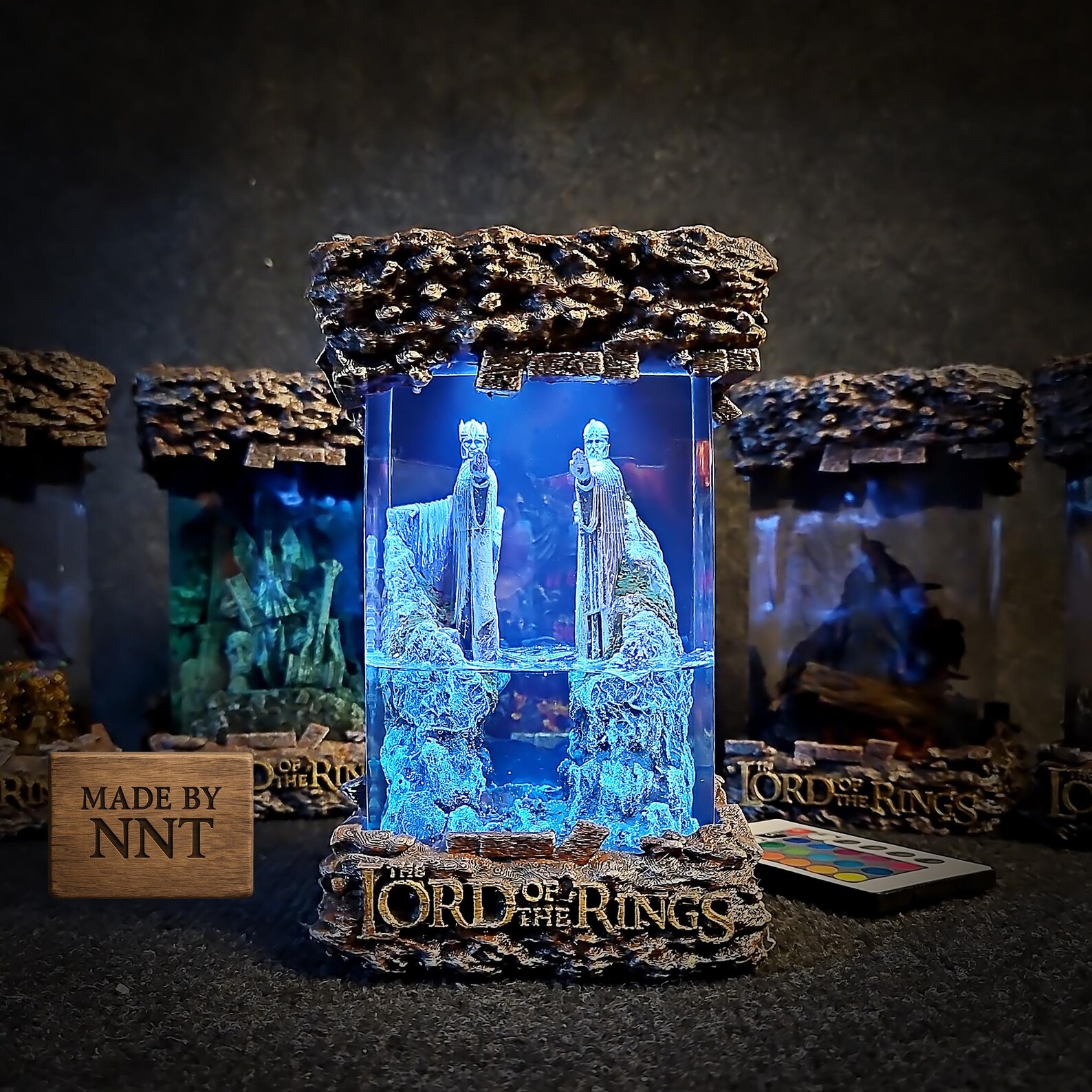 Lord of the Rings Argonath Light – Handmade Epoxy Resin Diorama Lamp ...