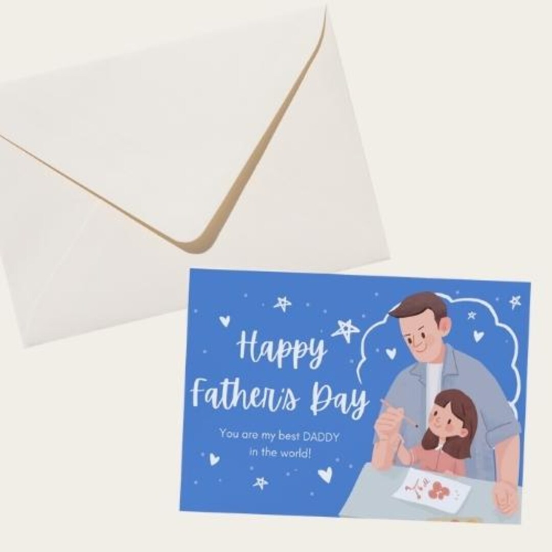Funny Father’s Day Card, Printable Instant Download DIY Card, Digital ...