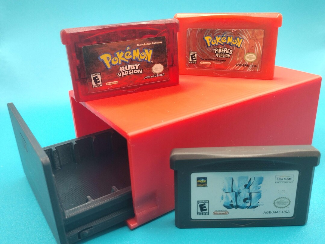 Game Boy Advance Cartridge Storing Box - Holds 10 Games, Compact Game ...