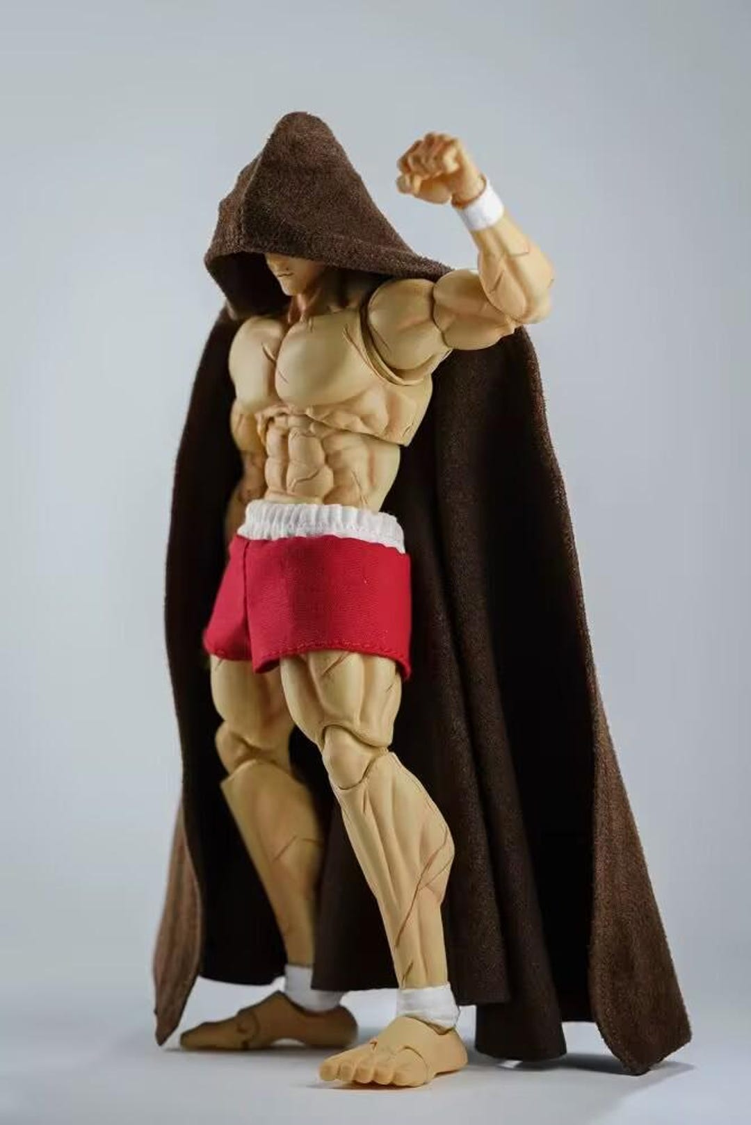 Hooded Brown Cloak for 6'' Action Figures – SHF Figma Compatible 1/12 ...
