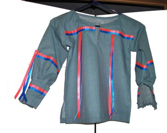Traditional Native Ribbon Shirt - Etsy