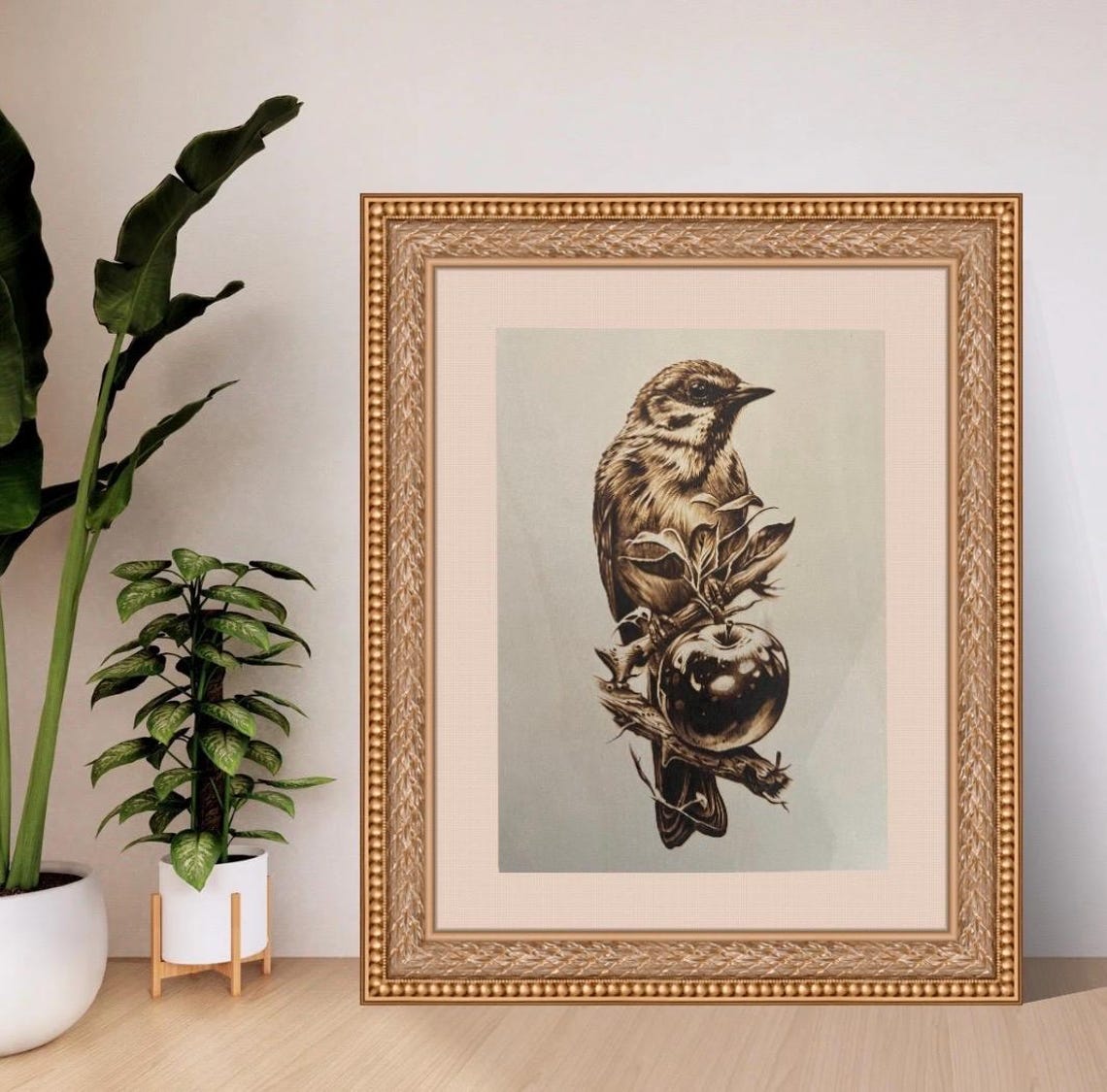 Wood Burning Pyrography Art Natural Pyrography Handmade Woodburning ...