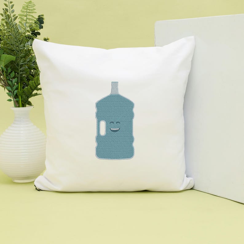 Kawaii Water Bottle Machine Embroidery Design, Set of 10, Instant ...