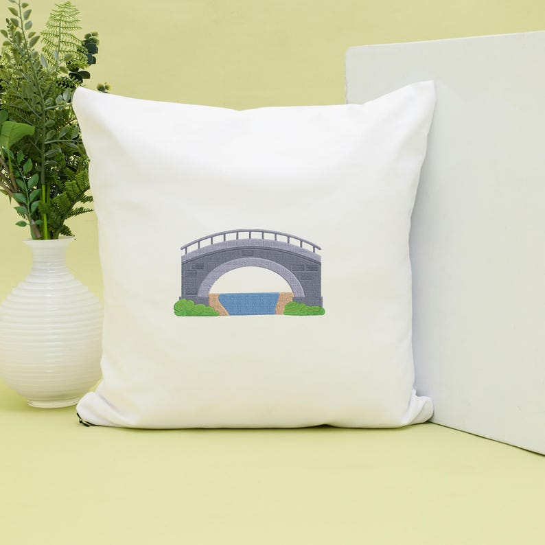 Bridge River Machine Embroidery Design, Set of 12, Instant Download - Etsy