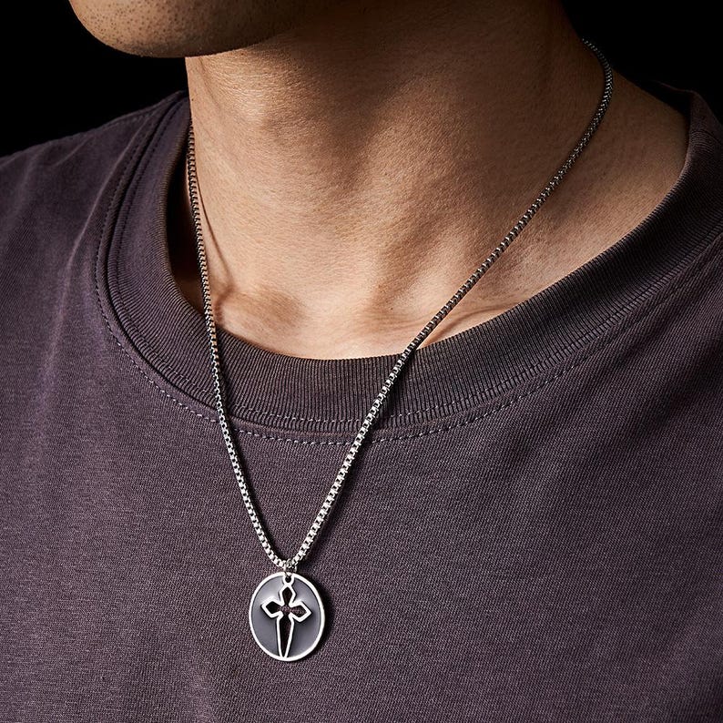 Couple Photo Projection Cross Necklace, Christian Relationship Matching ...