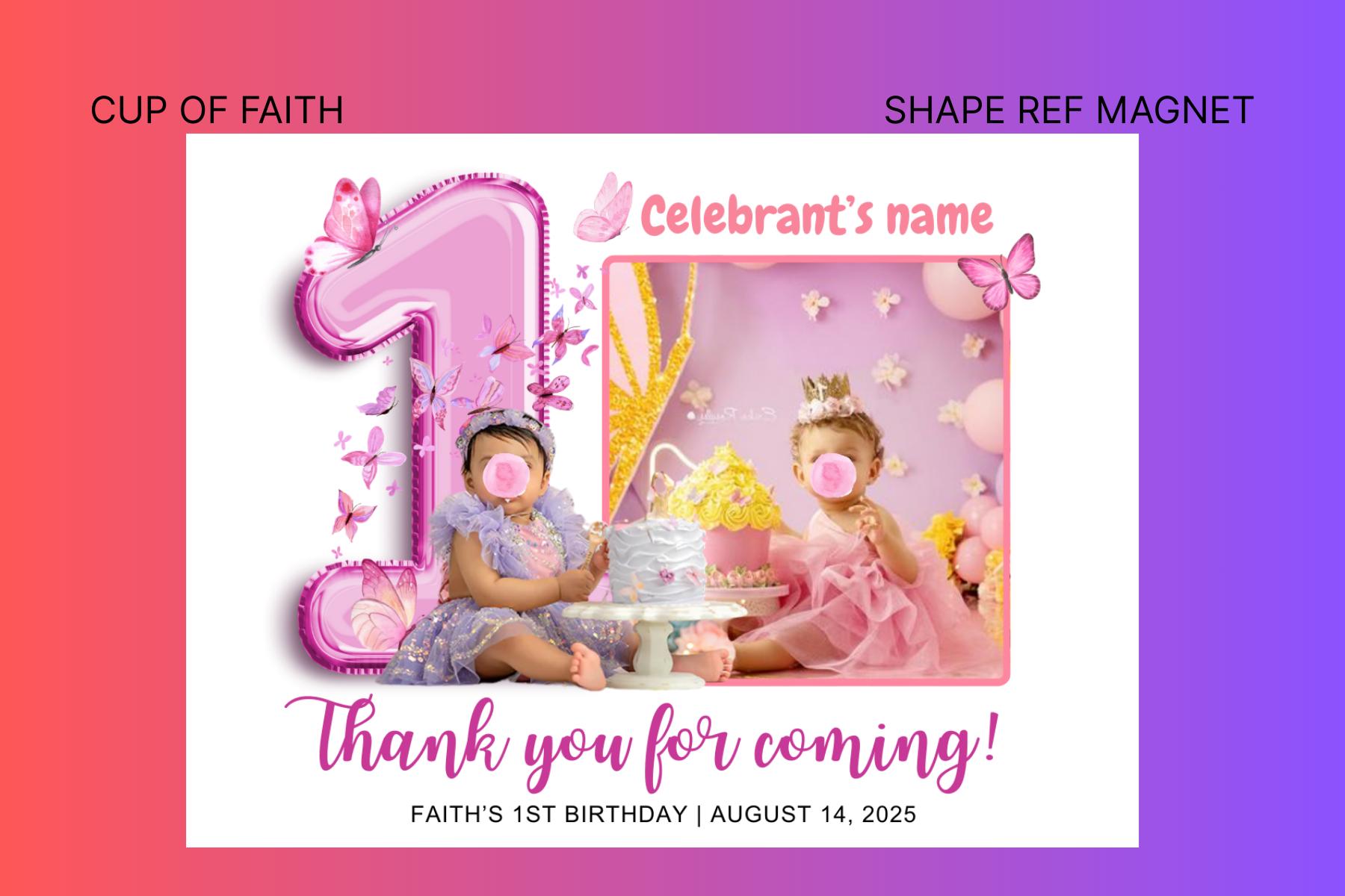 Shape Ref Refrigerator Magnet Gift Birthday Dedication Giveaways ...