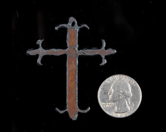 Gothic cross pendant | Etsy