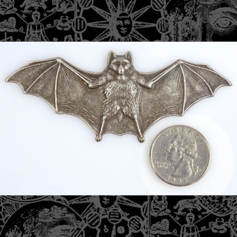 Filigree Bat - Etsy