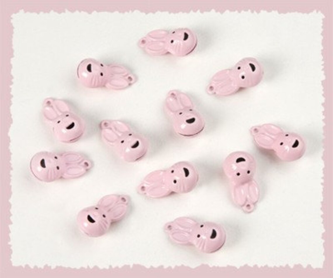 Pink Rabbit Little Pink Bunny Bells 22 Bells Bell-01 | Etsy