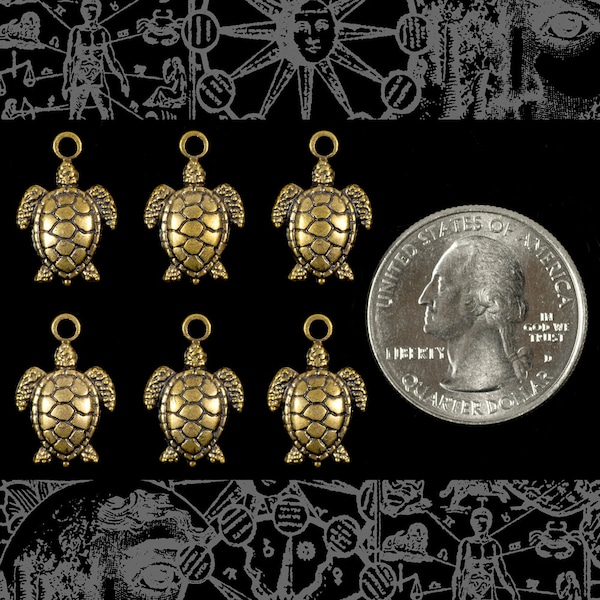 Brass Turtles - Etsy