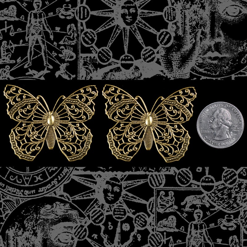 Copper and Brass Butterfly - Etsy