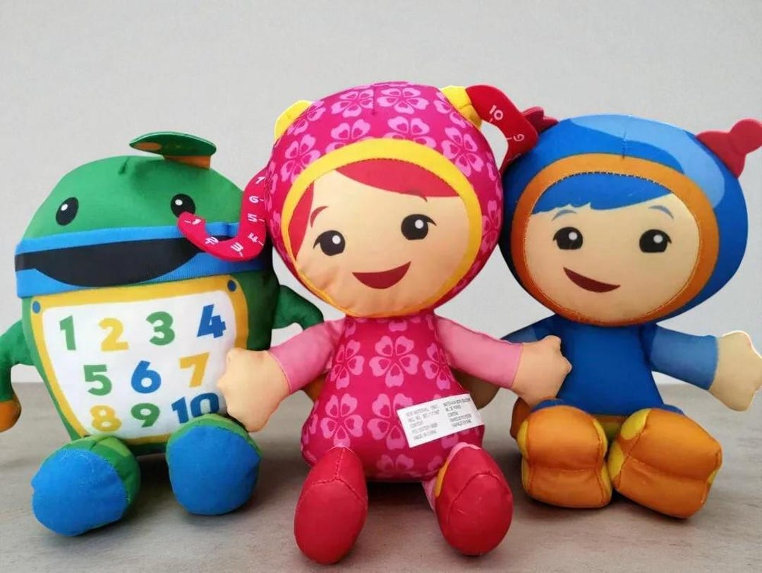 3pcs Team Umizoomi Plush Dolls – Milli, Bot & Geo 9 Inch Toys - Etsy UK