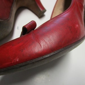 Vintage Red Naturalizer Pump Shoes, Size 6.5M - Etsy