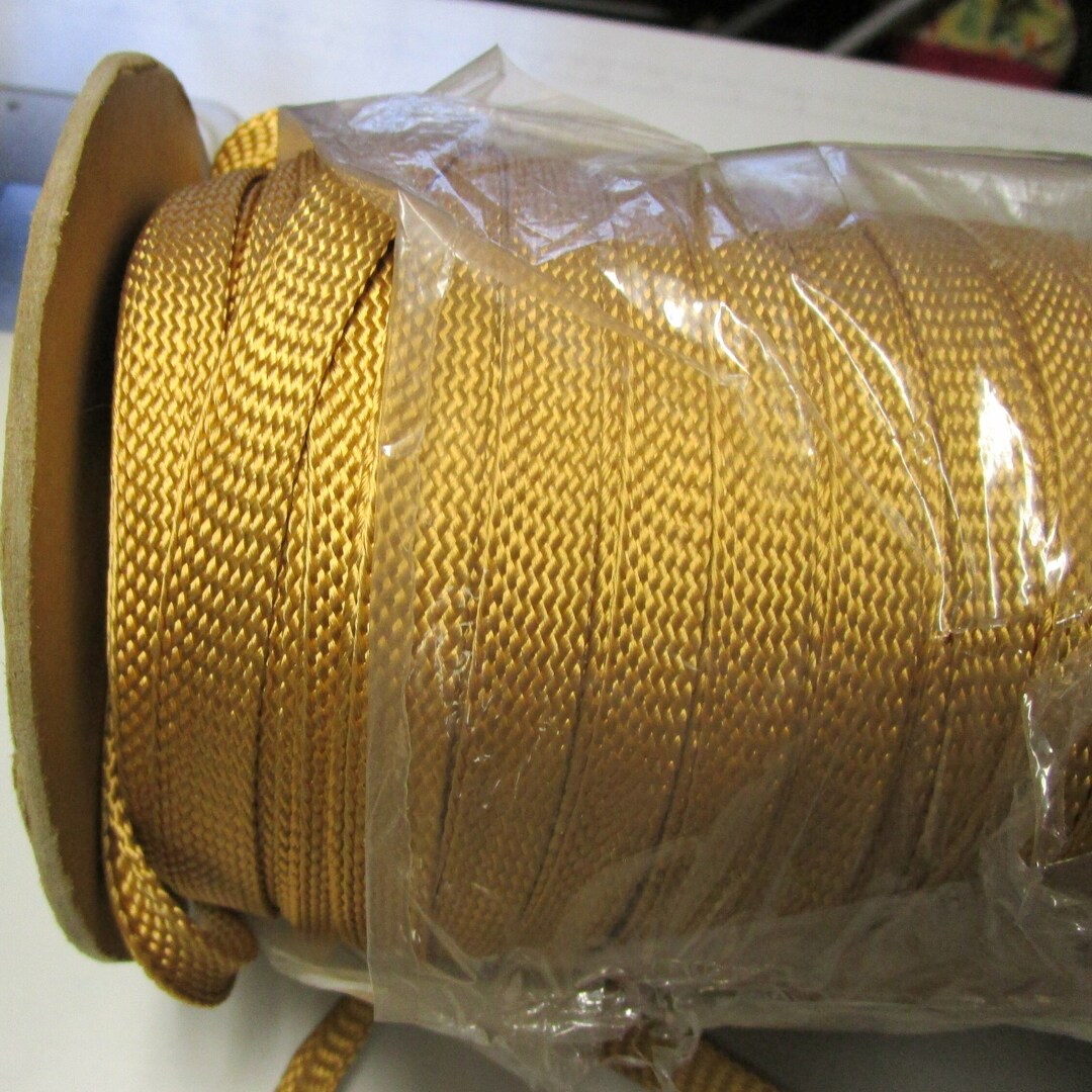 Vintage Gold Fold Over Braid 1/2" Wide Folded Over, 10 Yard Lot - Etsy