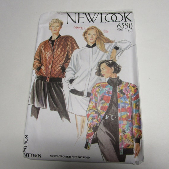 New Look 6590 Jacket Pattern Size 8-20 UNCUT | Etsy