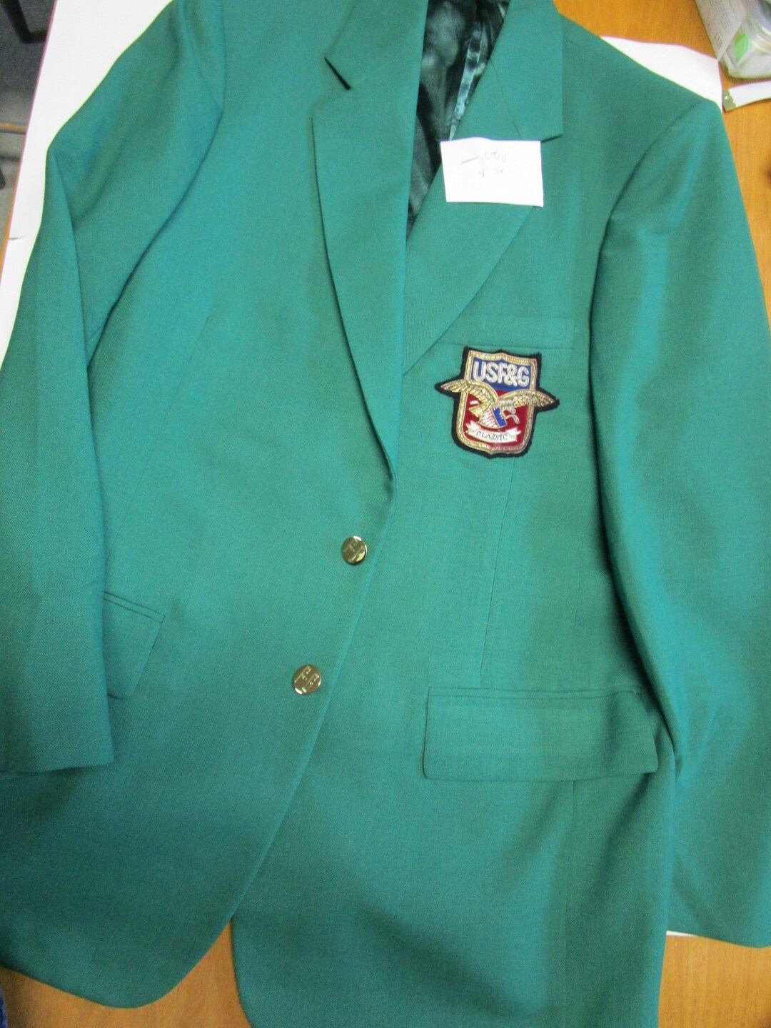 Vintage USF&G Classic Green Jacket, 80s, Chest 40" - Etsy