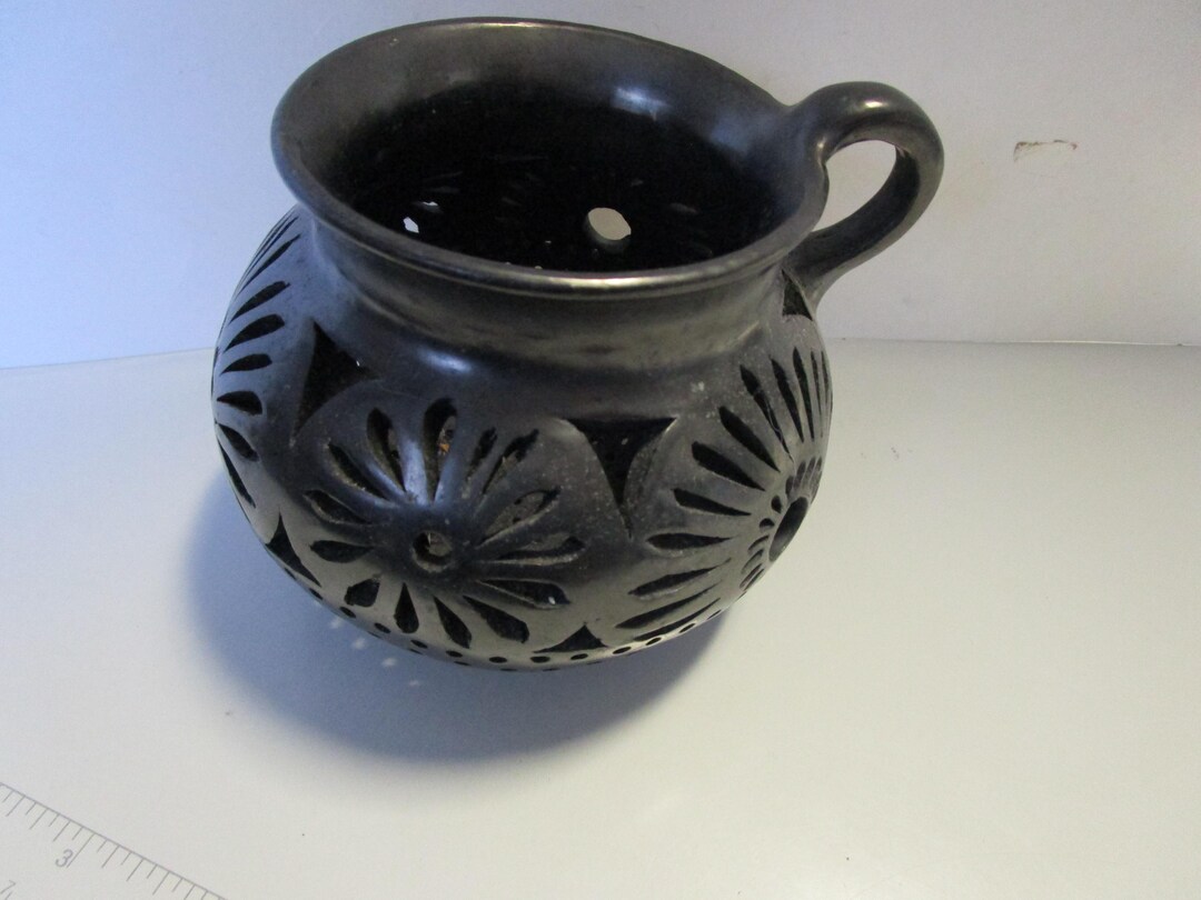 Decorative Heavy Metal Round Bottom Pot With Holes - Etsy
