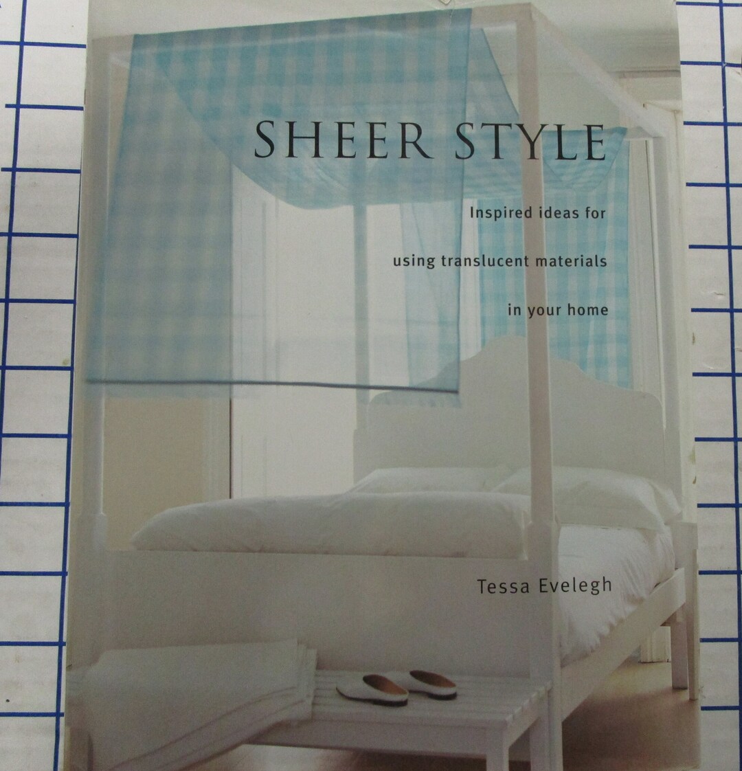 Sheer Style Window Treatment Home Decor Book Tessa Evelegh - Etsy