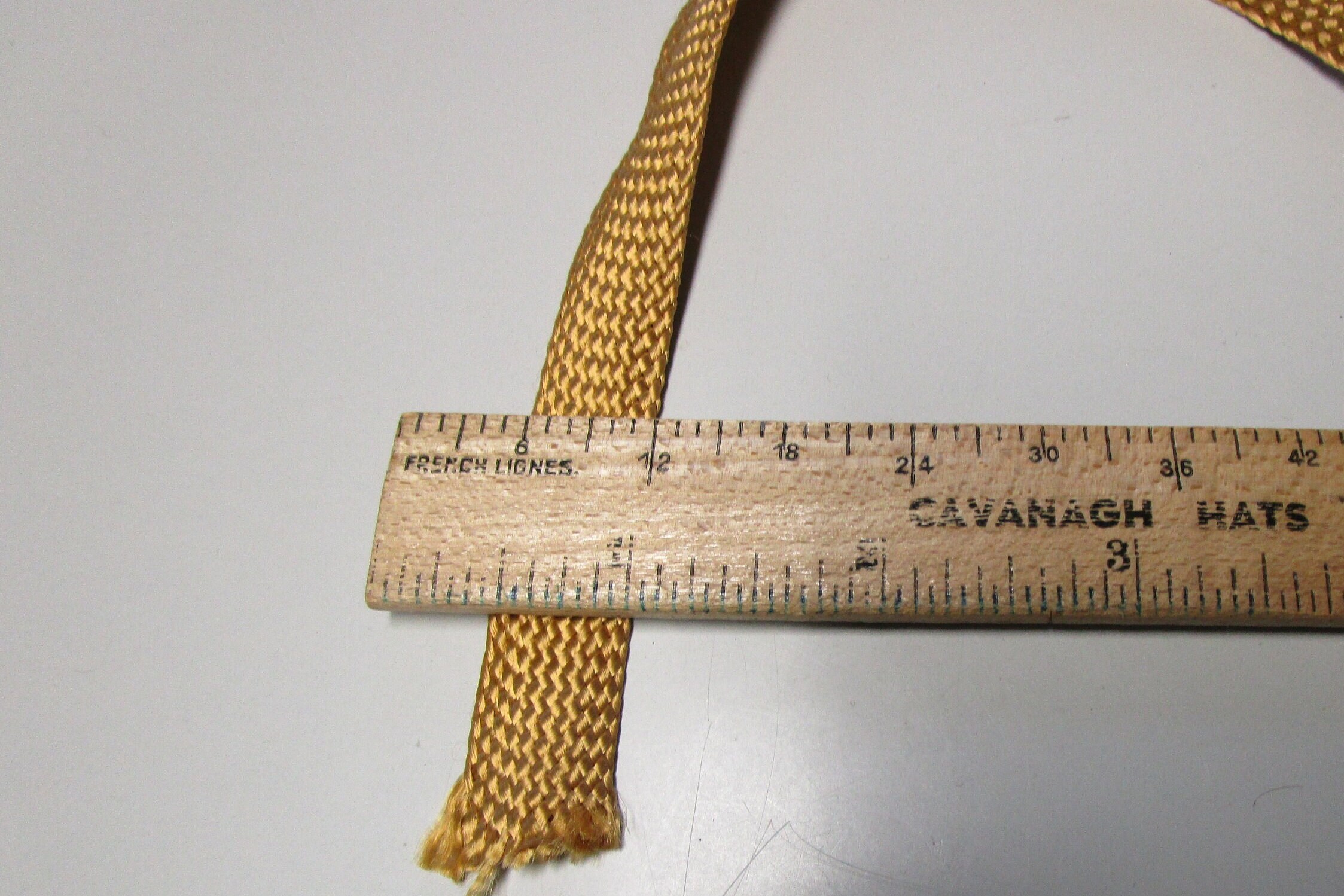 Vintage Gold Fold Over Braid 1/2 Wide Folded Over - Etsy