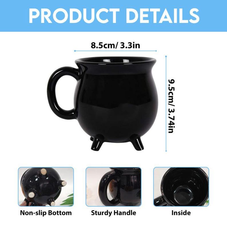 Personalized Witch Cauldron Coffee Mug - Halloween Witchy Gifts for ...