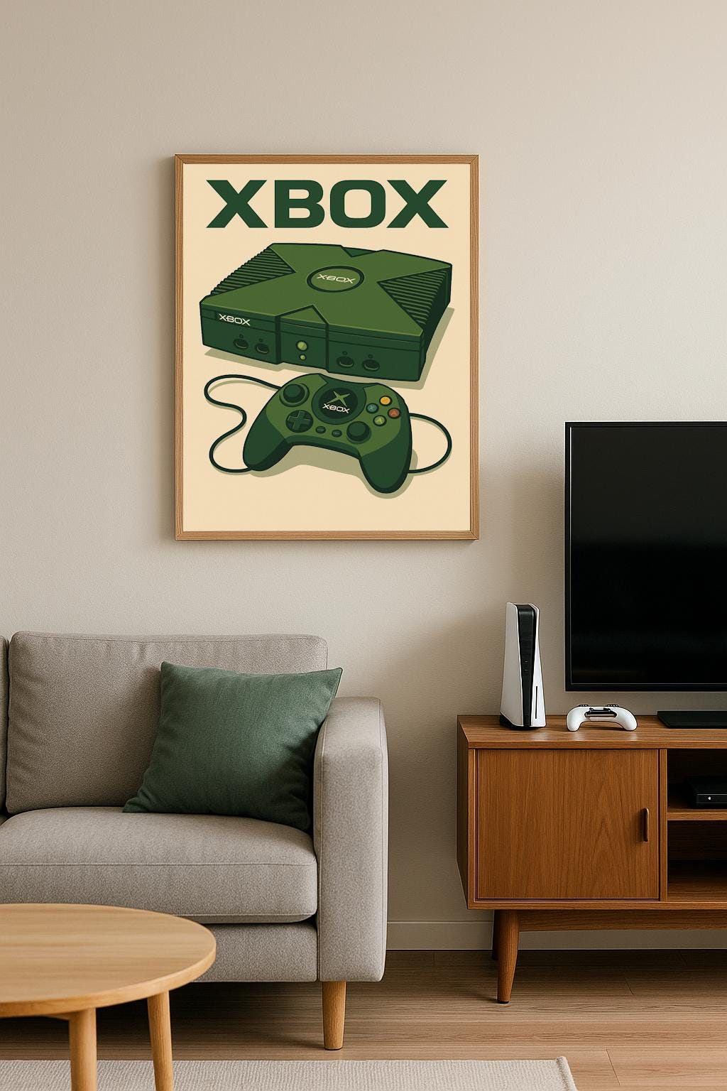 Original Xbox Stylized Poster – Printable Wall Art | Retro Gaming ...