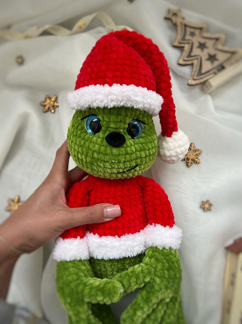 Crochet Grinch Amigurumi Pattern: Holiday Toy (PDF Pattern) - Etsy