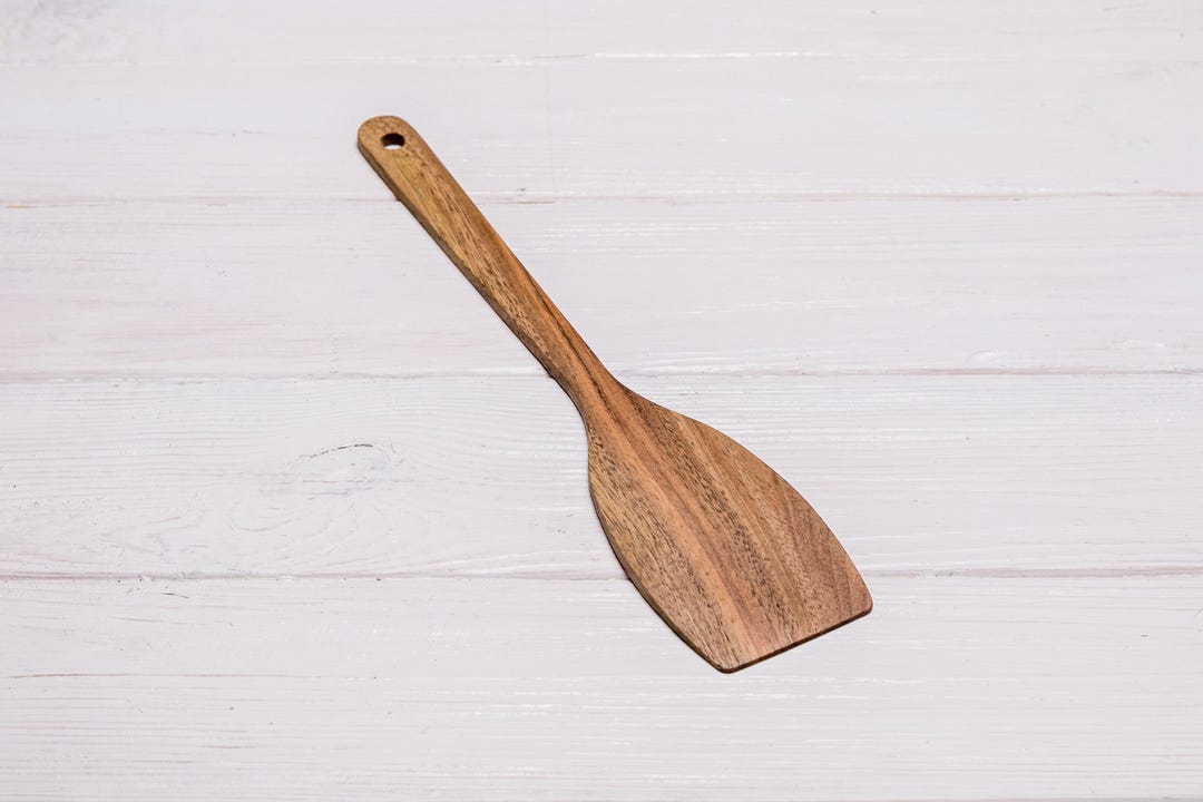 Walnut Wooden Spatula, Handmade Kitchen Utensil, Non-scratch Cooking ...