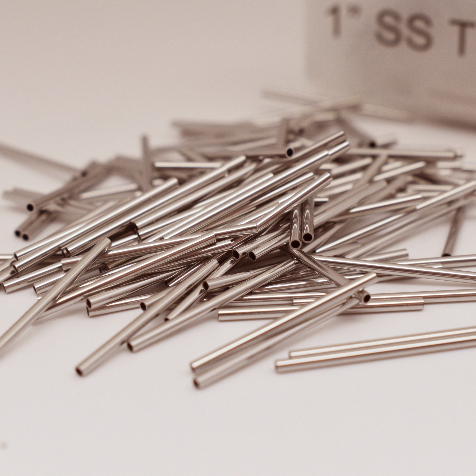 Long Stainless Steel Tubes-qty 10 - Etsy