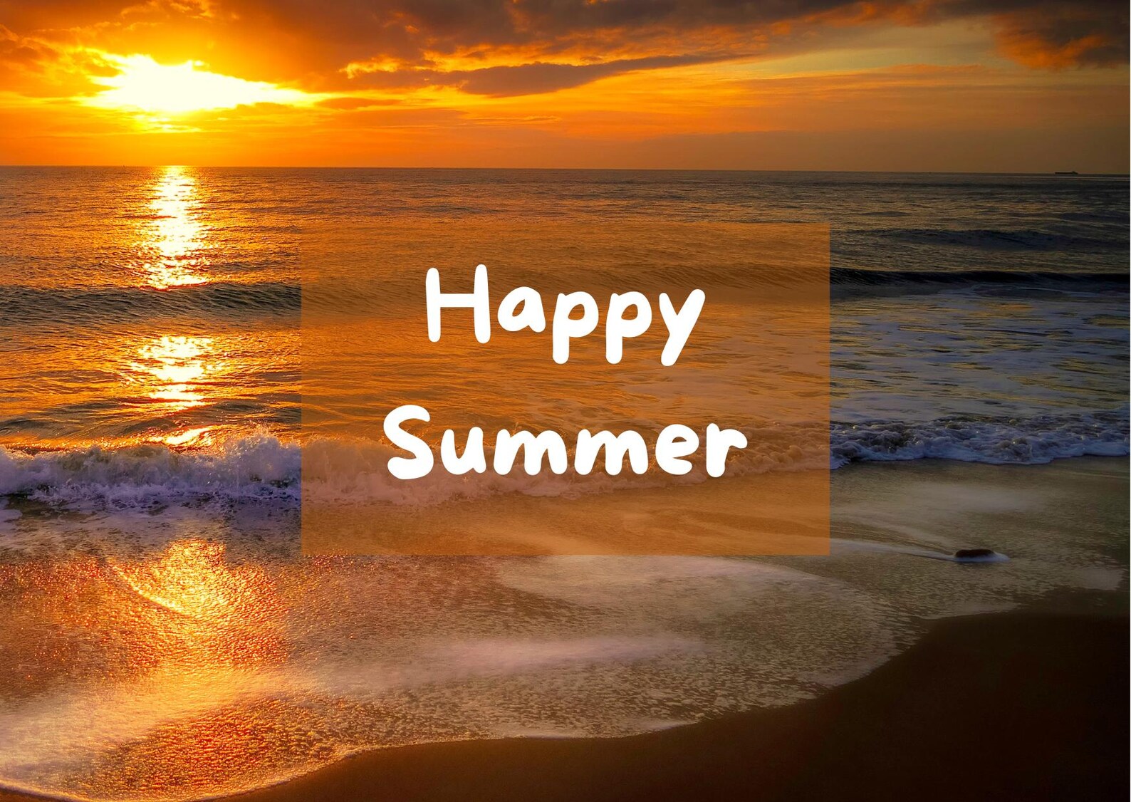 Happy Summer Card Landscape, Digital File - Etsy