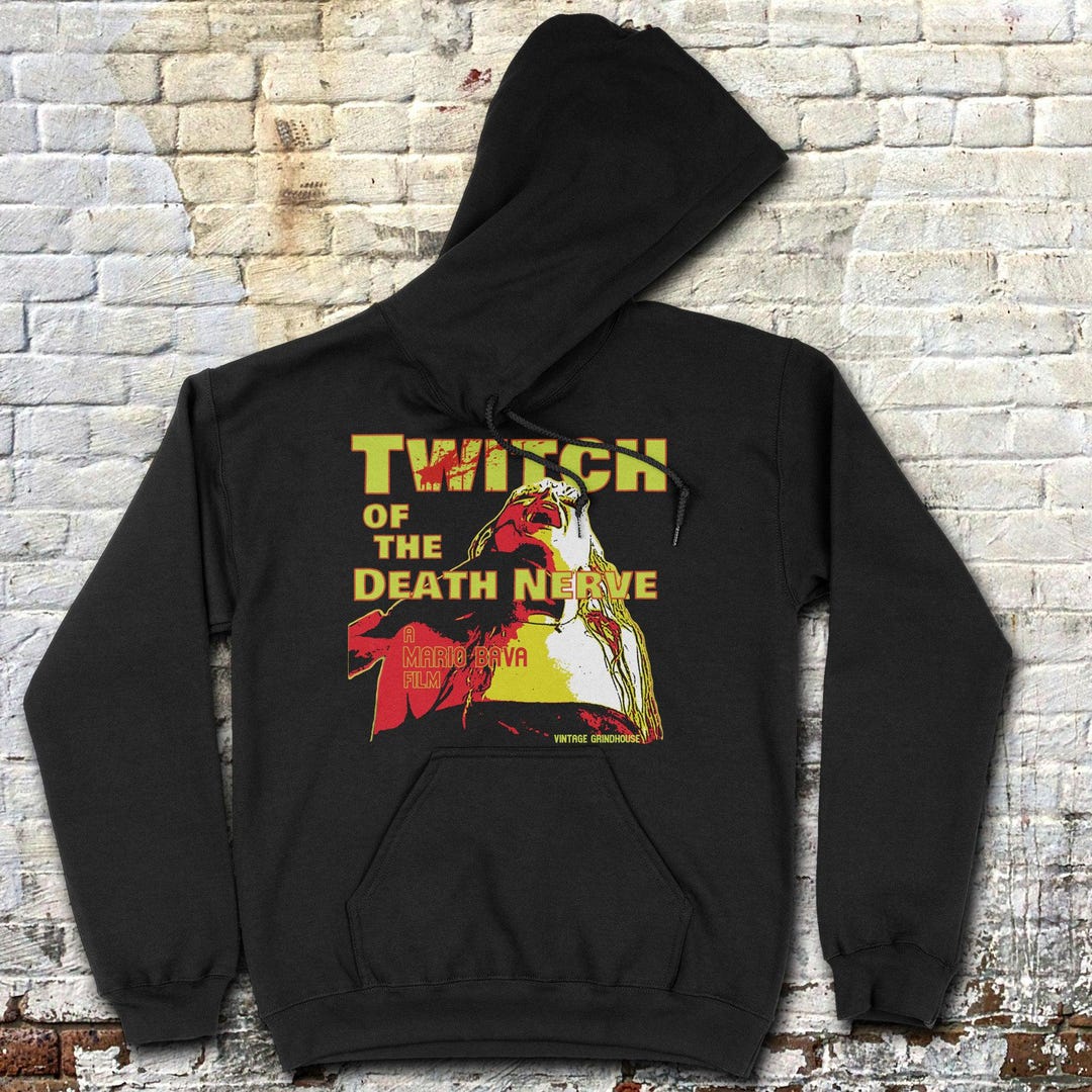 Twitch of the Death Nerve Hoodie - Classic Italian Giallo Slasher! - Etsy
