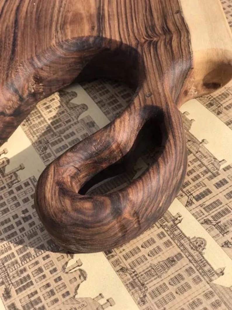 Walnut Wood Cutting Board – Handmade Rustic Chopping Board – One of a ...